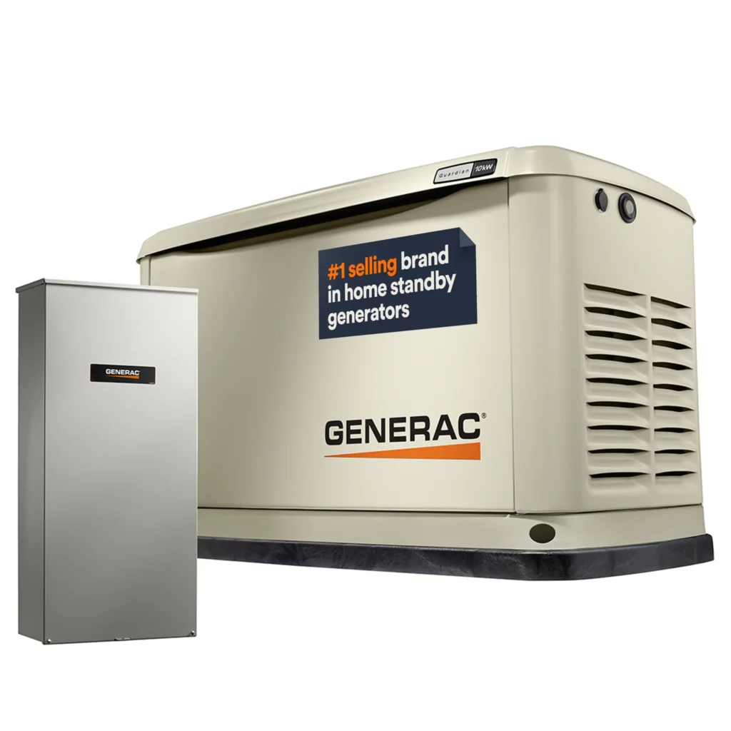 Generac 10kW Generator W/ Transfer Switch | G007172